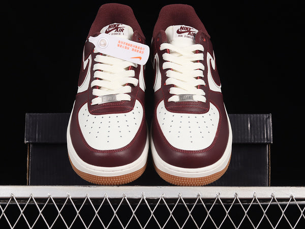 NikeUnisex Air Force 1 AF1 Low - College Pack Night Maroon