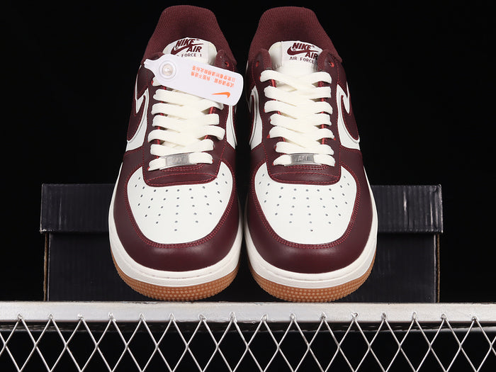 NikeMens Air Force 1 AF1 Low - College Pack Night Maroon