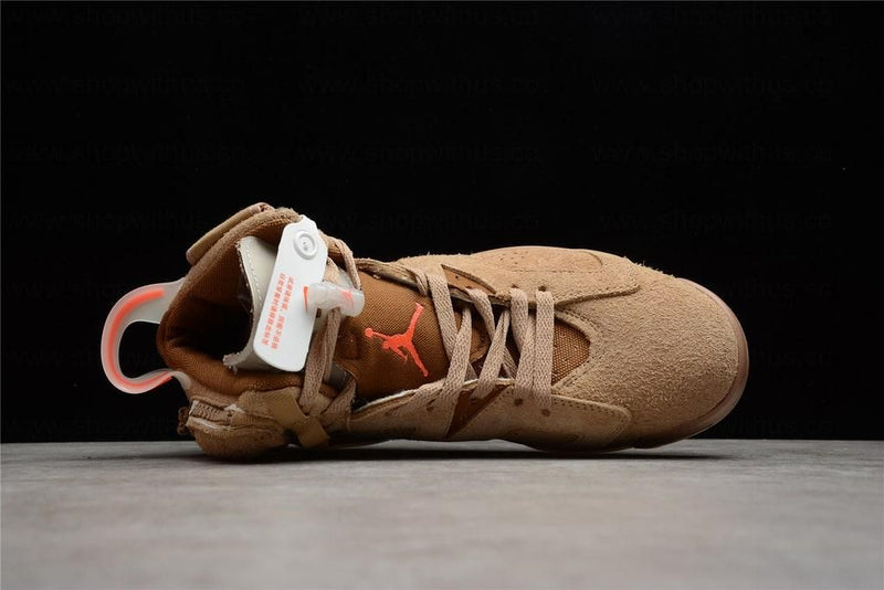 Travis Scott x Air Jordan 6 AJ6 - British Khaki